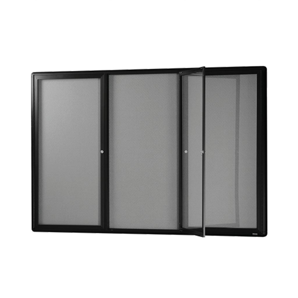 Be Noticed Hinged Door Notice Cases - Watts Commercial Furniture