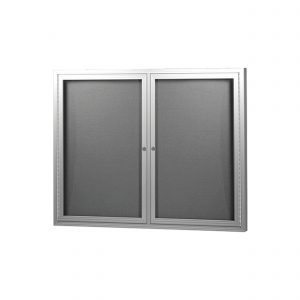 Be Noticed Hinged Door Notice Cases - Watts Commercial Furniture
