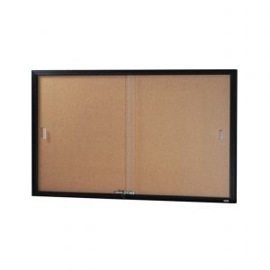 Be Noticed Sliding Door Notice Cases - Watts Commercial Furniture